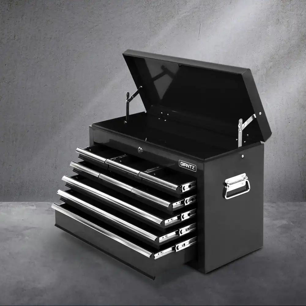 Giantz 9 Drawer Tool Box Cabinet Chest Toolbox Storage Garage Organiser ...